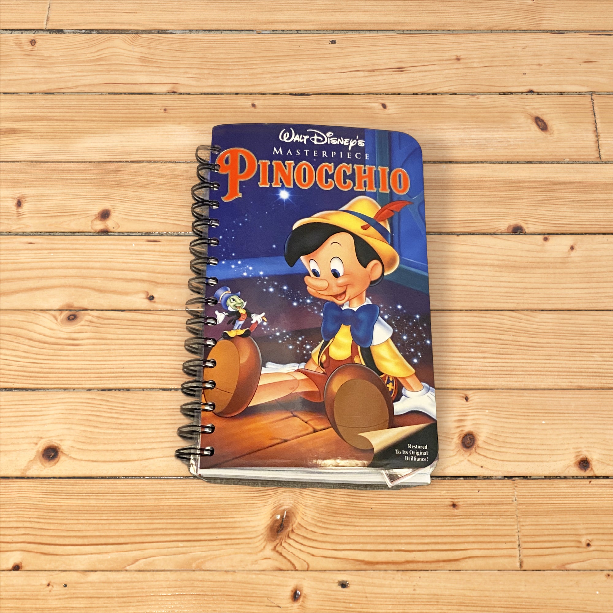Pinocchio (VHS) journal | Retro Journals